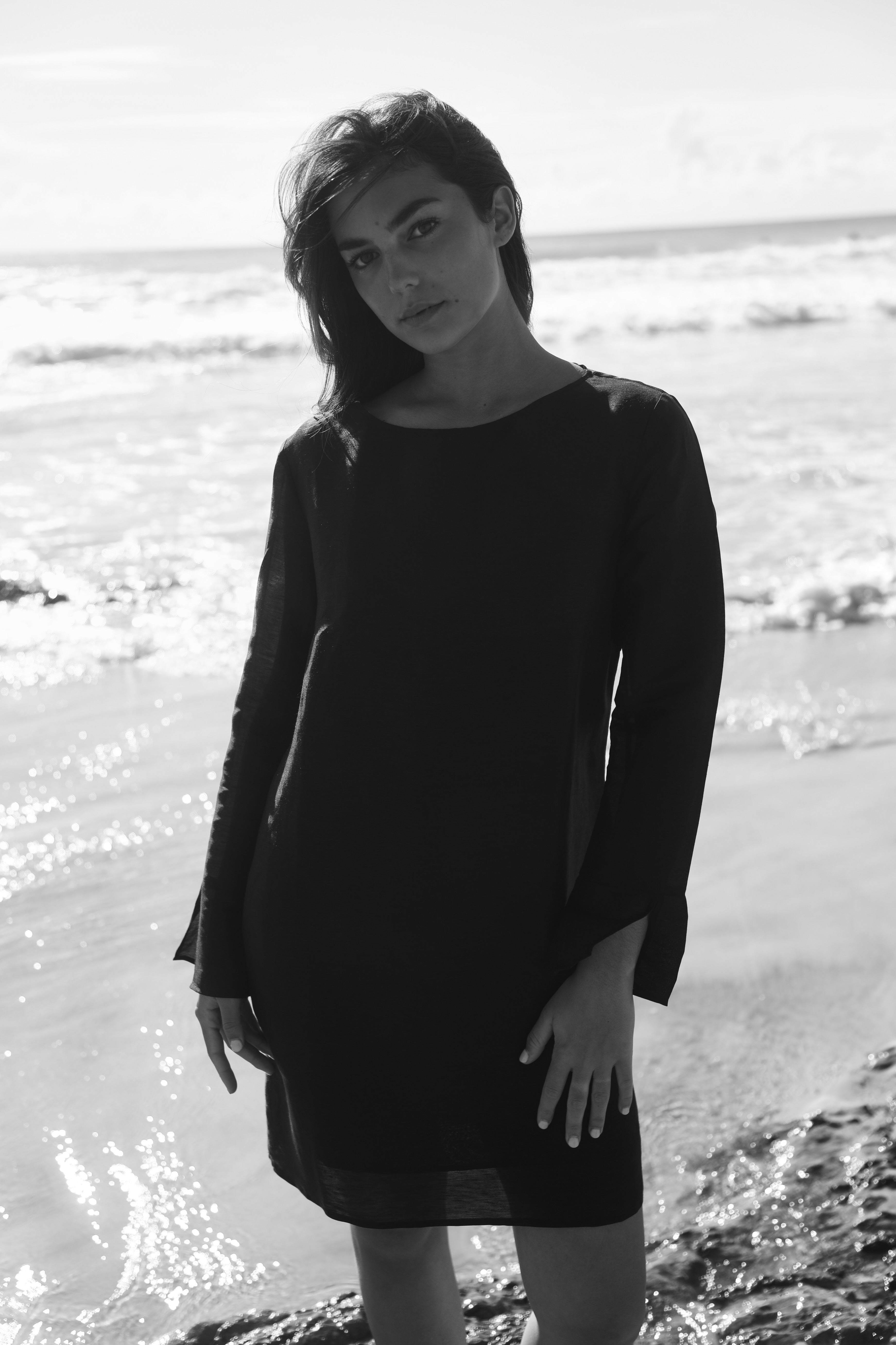 LOU MINI DRESS - NOIR – Moss Living Store